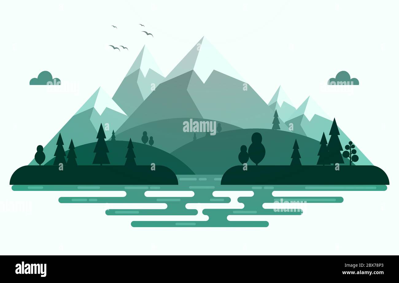 Sky silhouette nature majestic Cut Out Stock Images & Pictures - Alamy