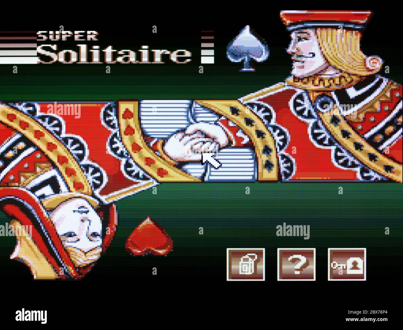 Super Solitaire - SNES Super Nintendo - Editorial use only Stock Photo ...