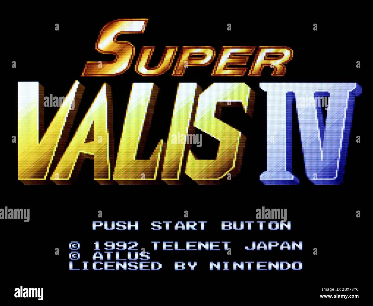 Super Valis IV 4 - SNES Super Nintendo - Editorial use only Stock Photo ...
