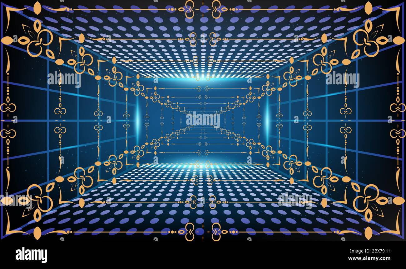 digital textile illustration design of art on abstract background Stock ...