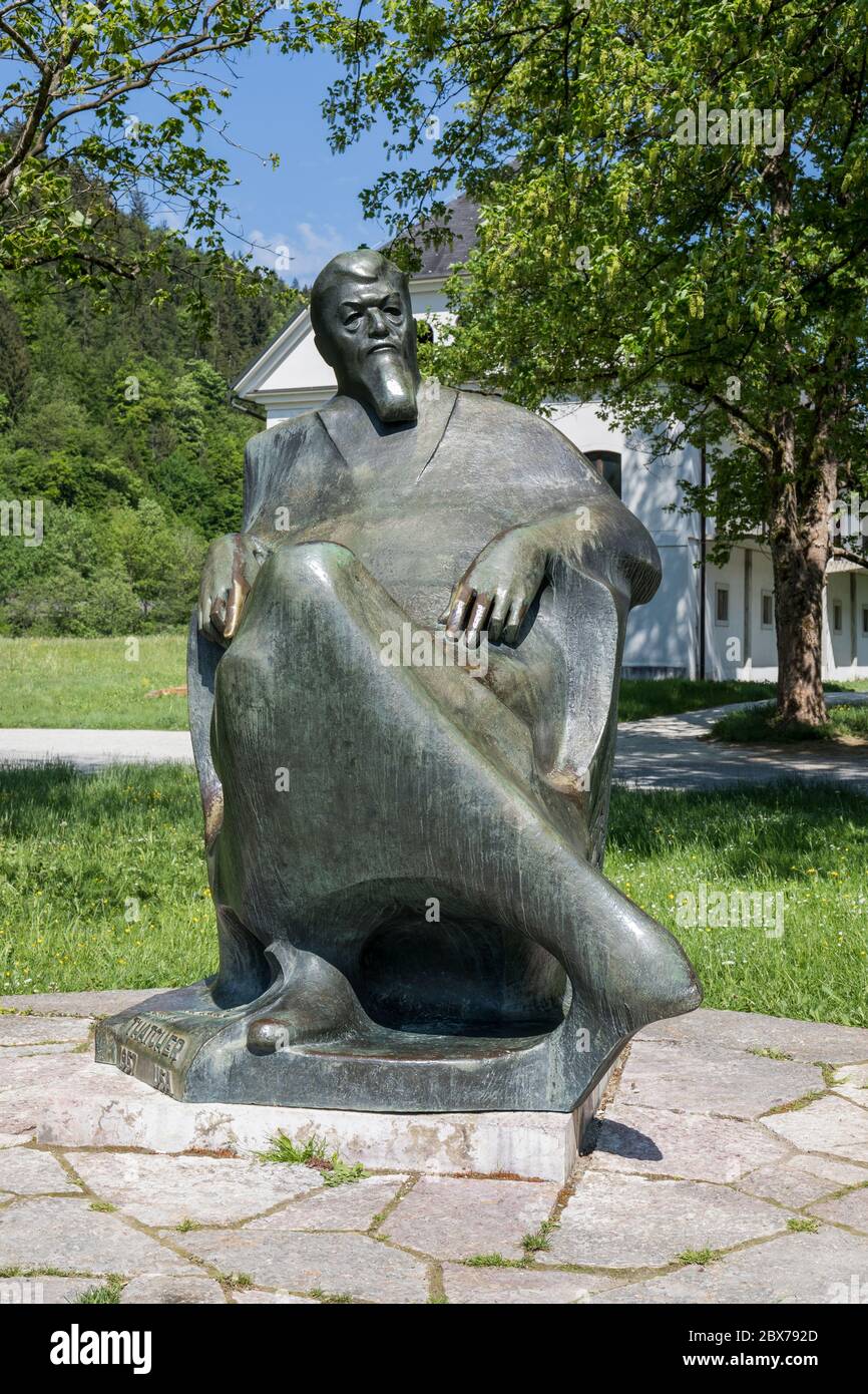 Monument to Ivan Tavcar in Visoko near Skofja Loka, Slovenia Stock ...