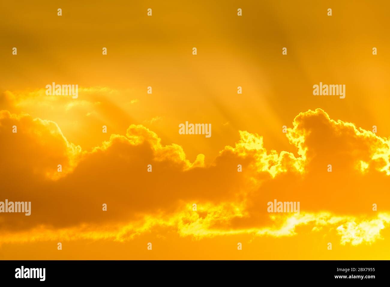 Outdoor landscape. Sunset light. Fantasy for wallpaper design. Rural ...