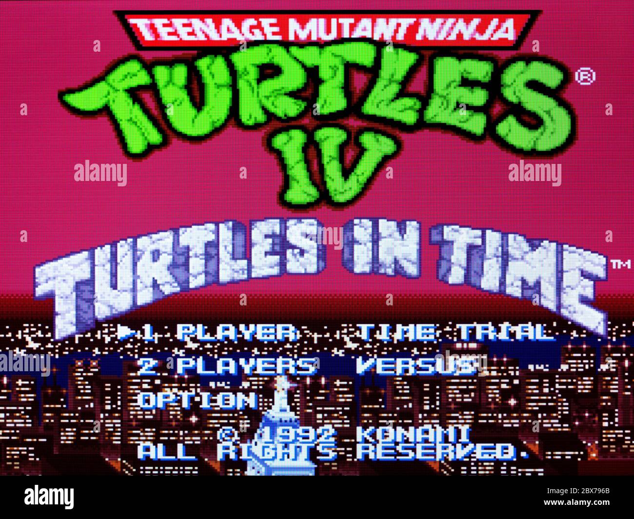 Teenage Mutant Ninja Turtles Turtles in Time - SNES Super Nintendo ...