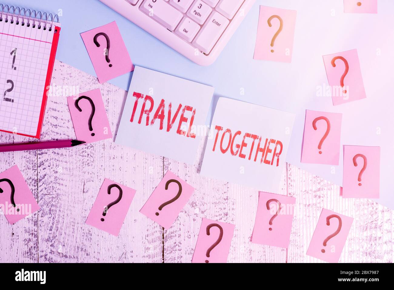 Word writing text Travel Together. Business photo showcasing going to ...