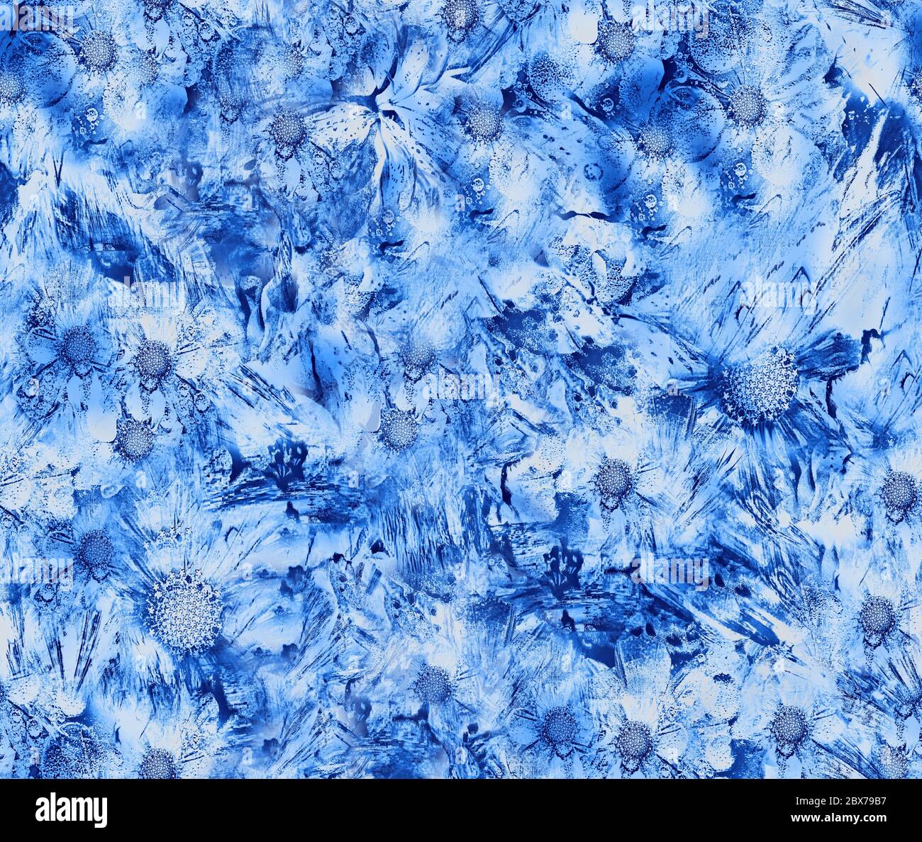 batik style seamless pattern. Hand drawn print. Ink textured japanese ...