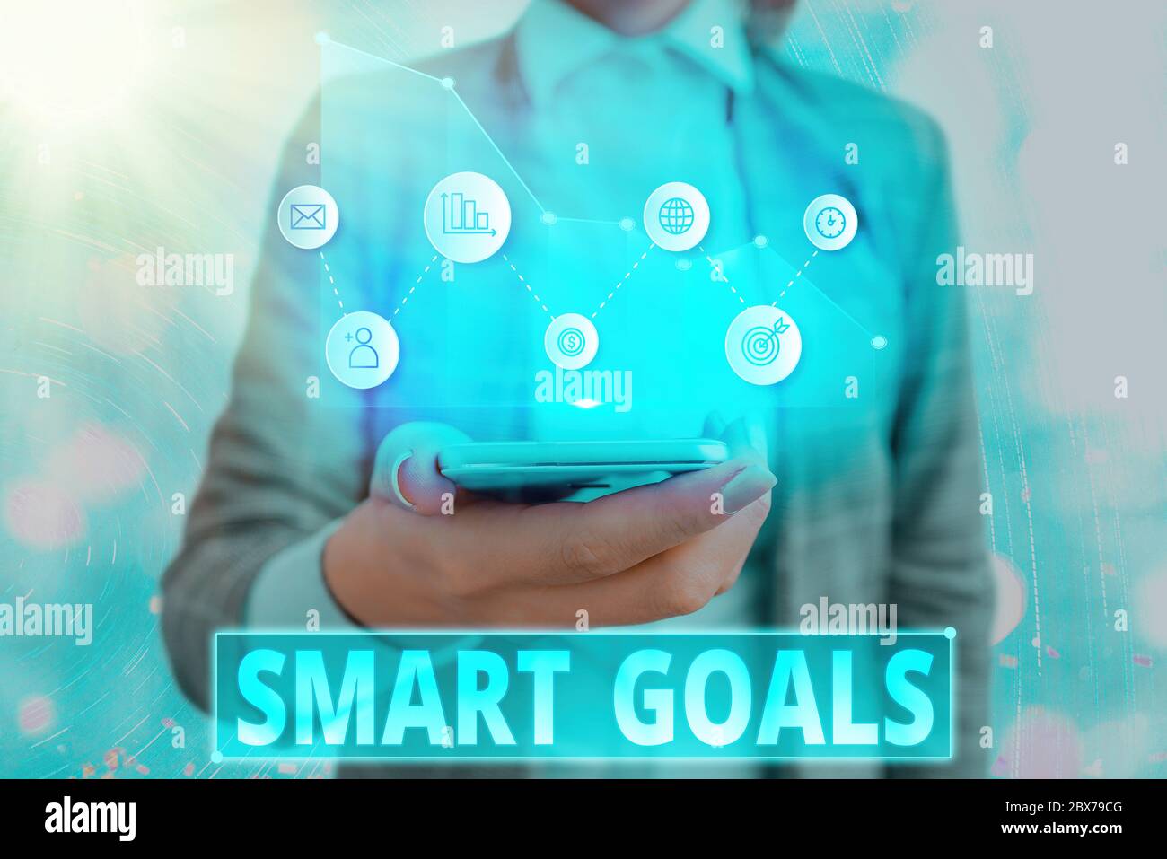 Text sign showing Smart Goals. Business photo showcasing mnemonic used ...
