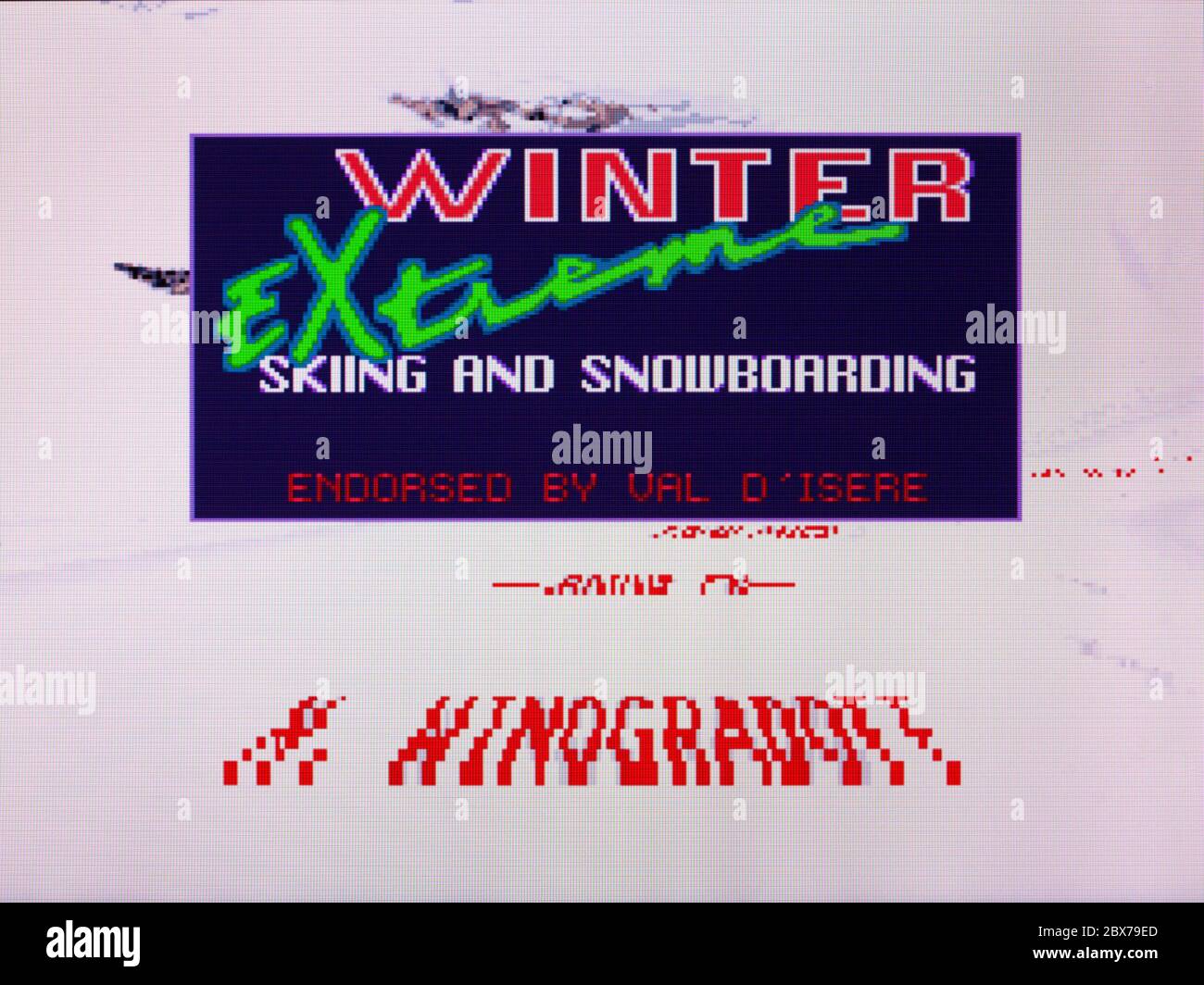 Winter Extreme Skiing and Snowboarding - SNES Super Nintendo ...