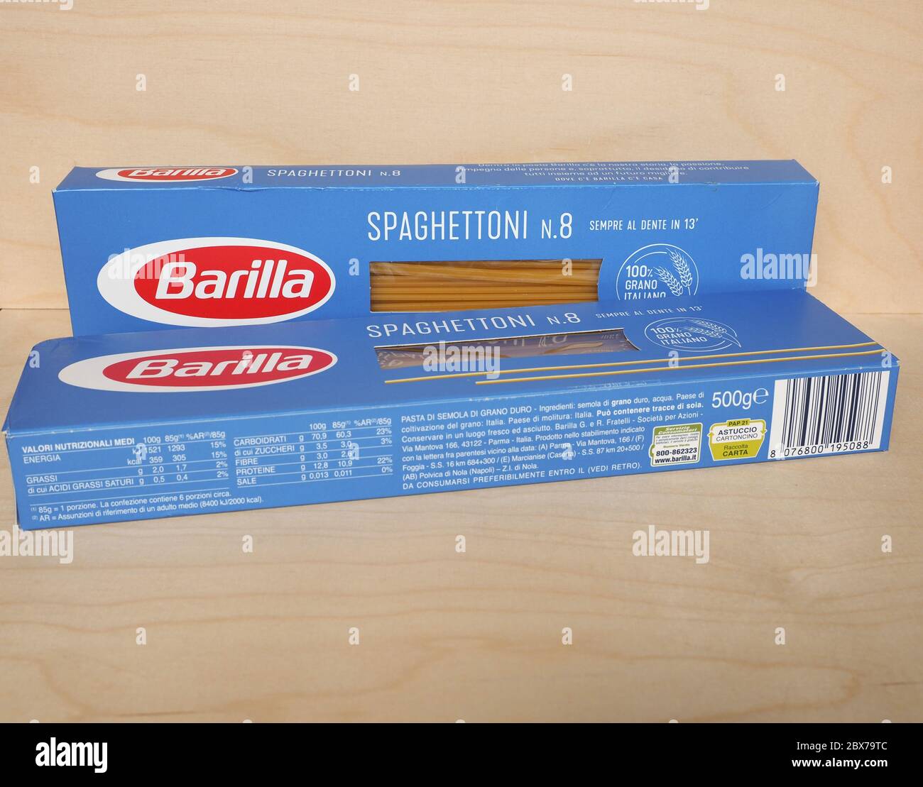 PARMA, ITALY - CIRCA APRIL 2020: Barilla pasta packet Stock Photo - Alamy