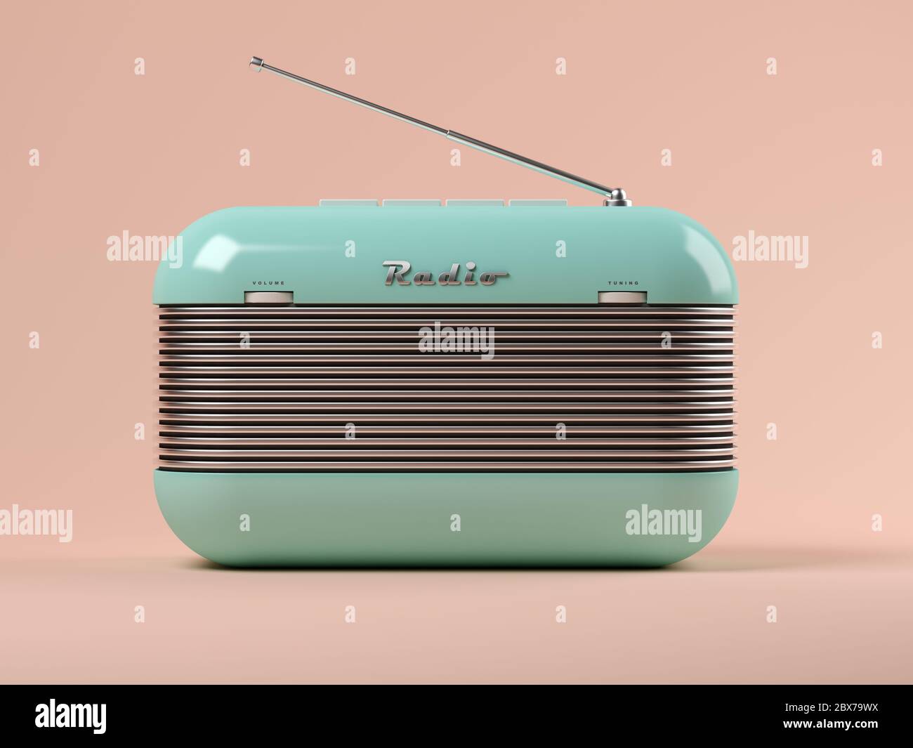 Pink vintage radio hi-res stock photography and images - Alamy