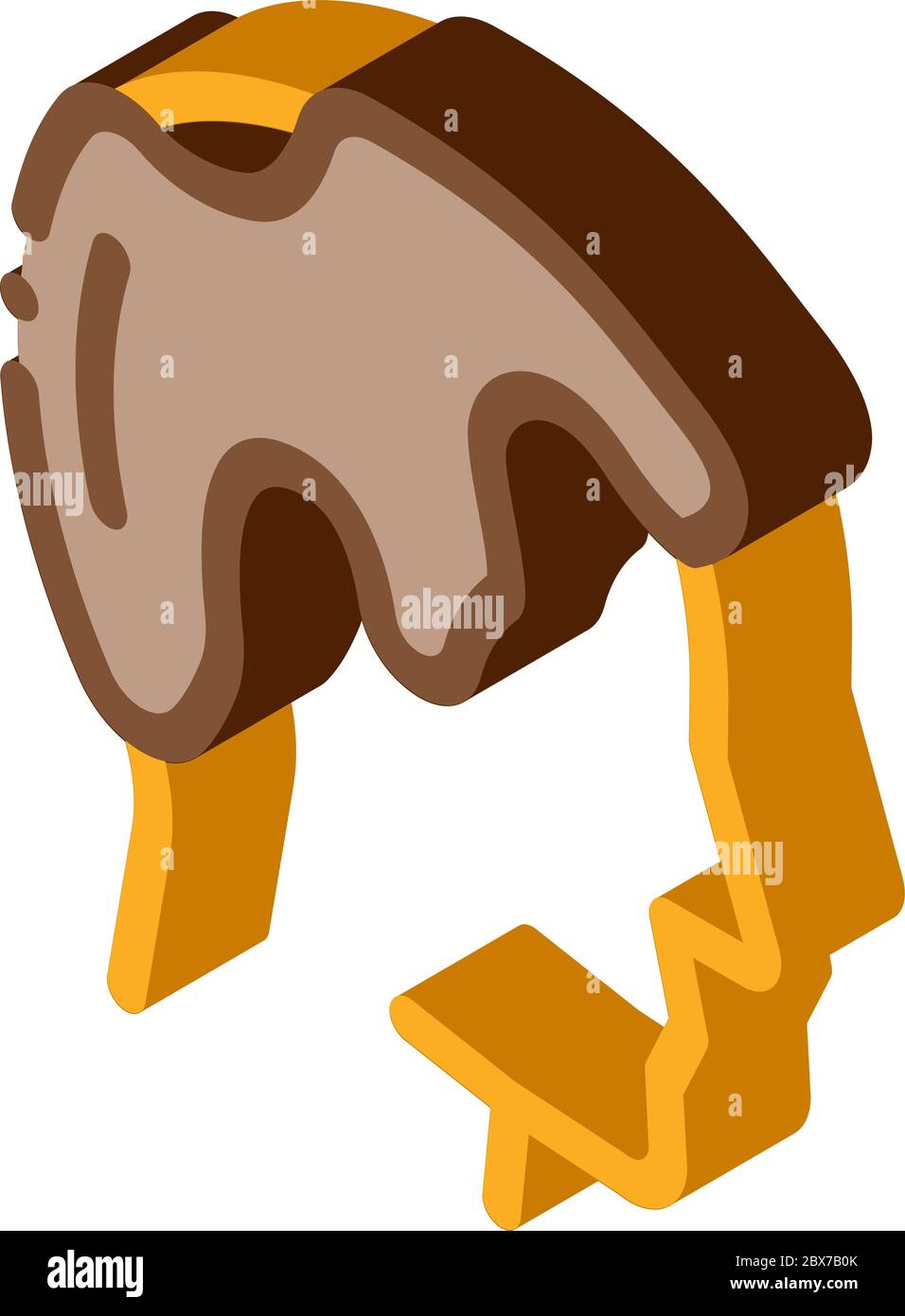 Balding Man Profile isometric icon vector illustration Stock Vector ...