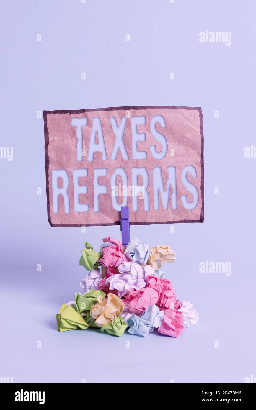 Word writing text Taxes Reforms. Business photo showcasing managing ... Word writing text Taxes Reforms. Business photo showcasing managing ...