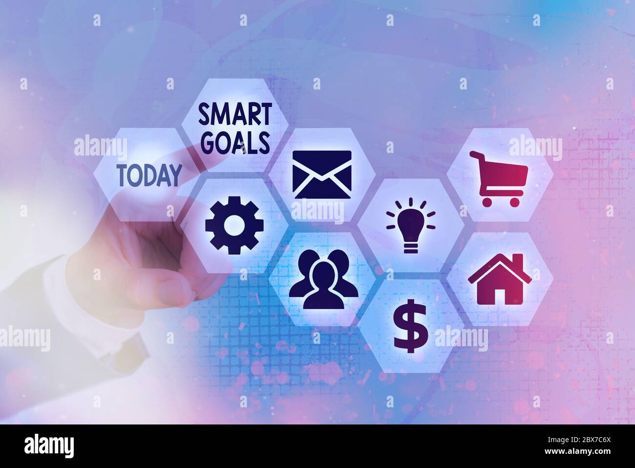 Conceptual hand writing showing Smart Goals. Concept meaning mnemonic ...