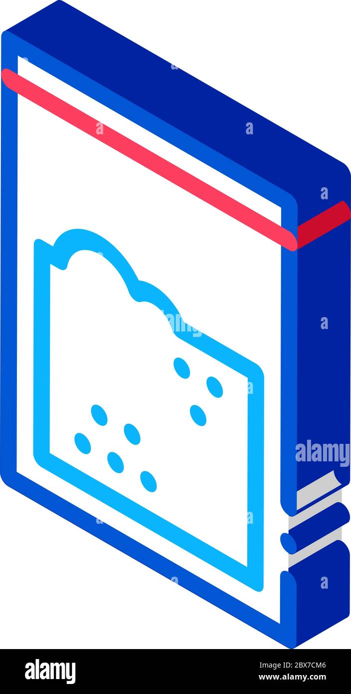 Cocaine Drug Bag isometric icon vector illustration Stock Vector Image ...