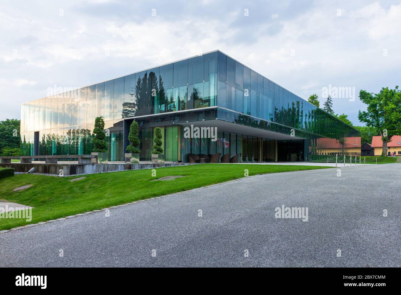 Brdo Congress Center and Park Brdo. Kranj, Slovenia - 23 may 2020 Stock ...