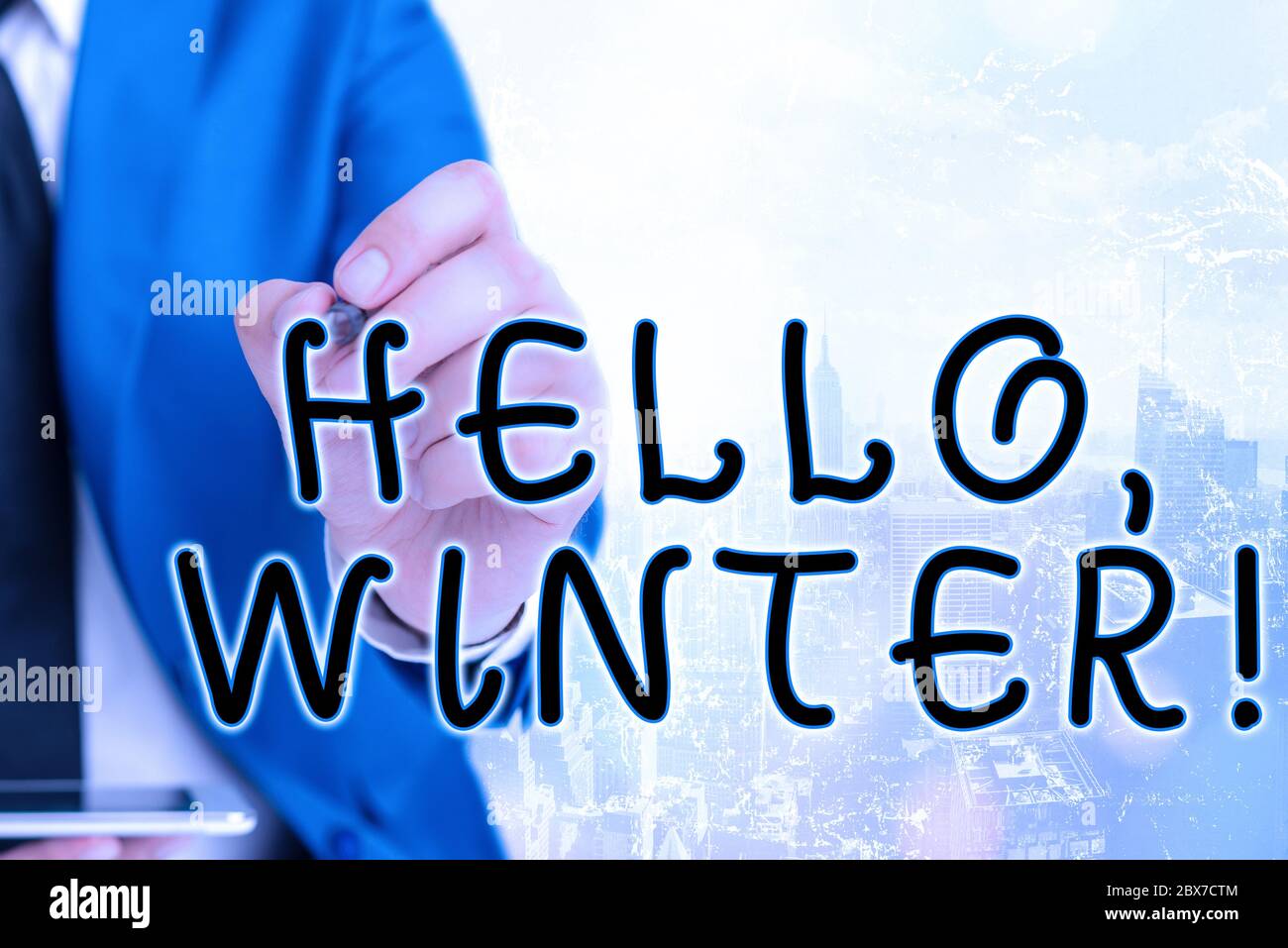 Word writing text Hello, Winter. Business photo showcasing greeting ...