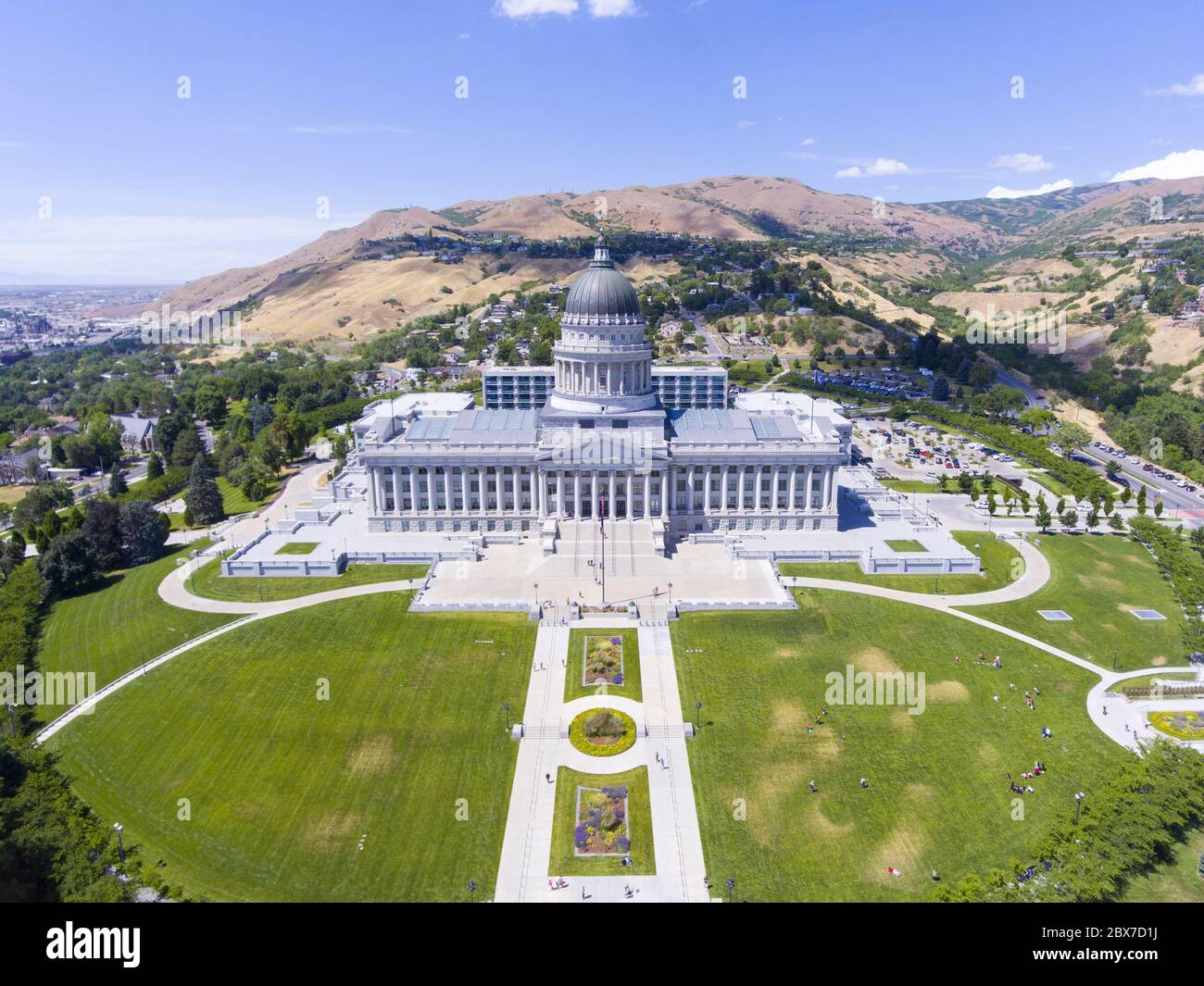 Salt lake city aerial hi-res stock photography and images - Alamy