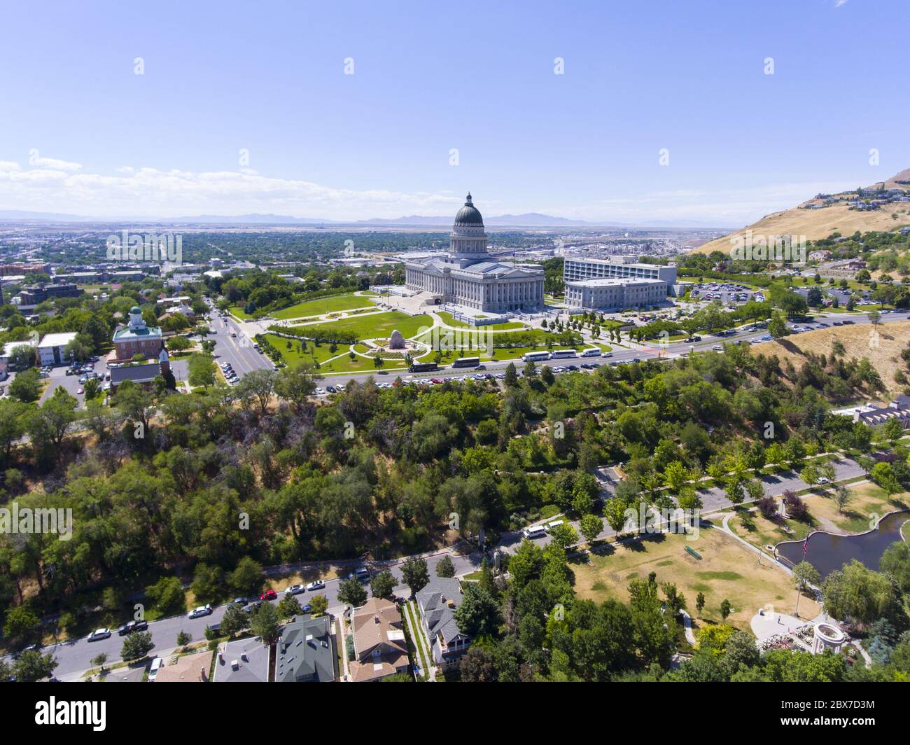 Capitol hill aerial hi-res stock photography and images - Alamy
