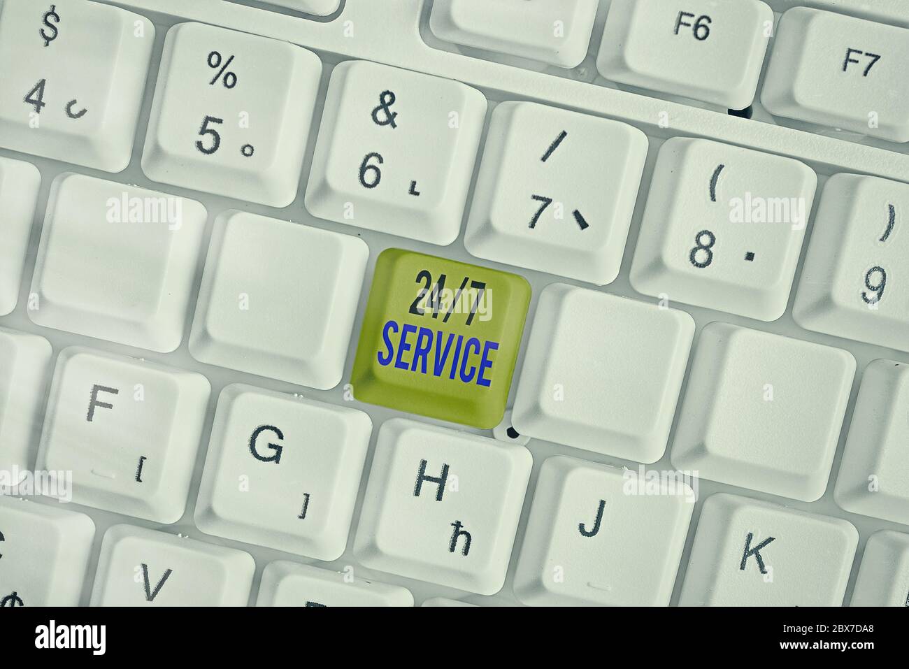 Text sign showing 24 Or7 Service. Business photo text providing an ...