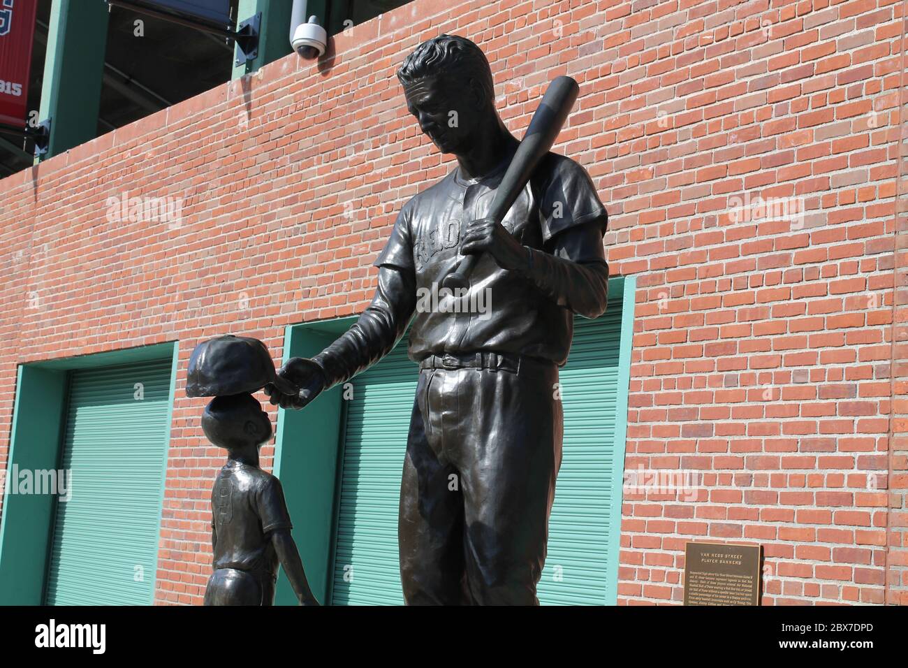 Baseball statue Boston Red Sox Stock Photo - Alamy