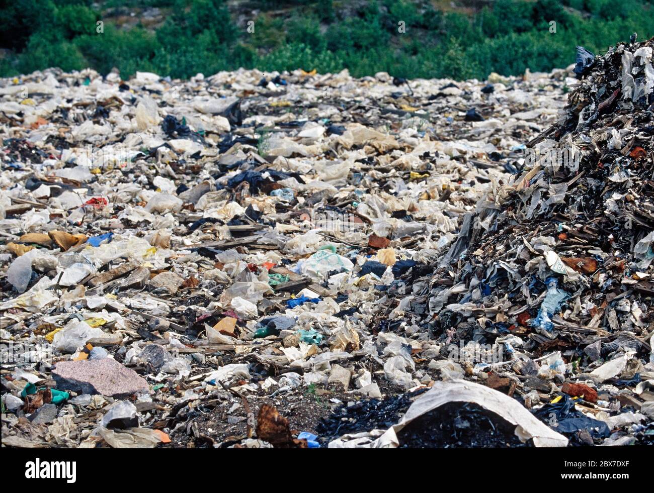 Garbage dump outside city in sodermanland Sweden Stock Photo - Alamy