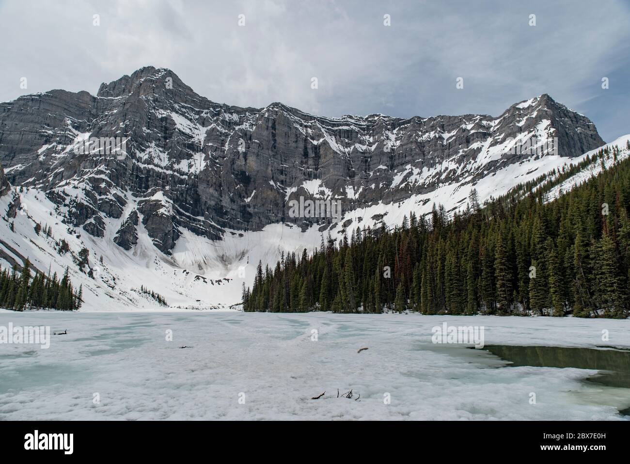 Rawson Lake, Alberta, Canada in early June. Peter Lougheed Provincial ...