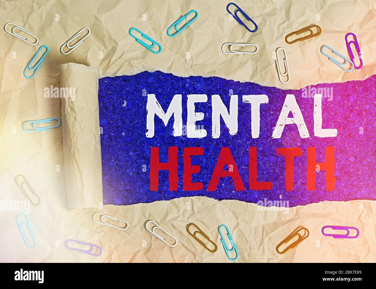 Word writing text Mental Health. Business photo showcasing state of the ...