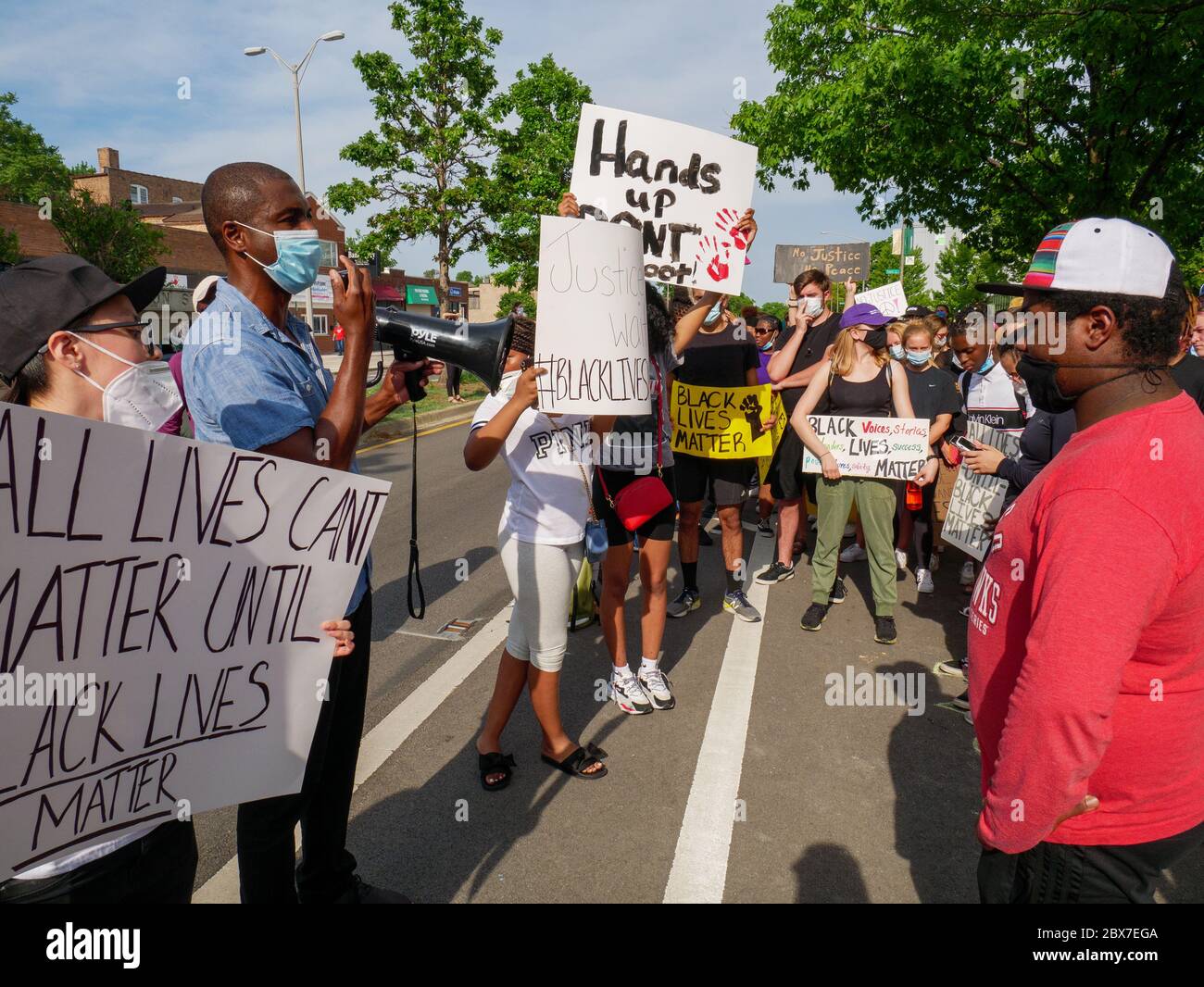 Oak Park, Illinois, USA. 4th June 2020. State Representative LaShawn ...