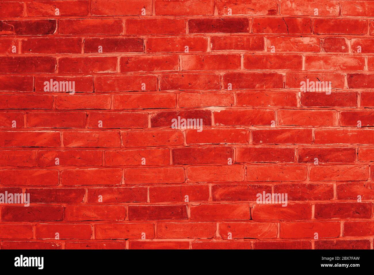 Red brick wall background inside of the room Stock Photo - Alamy