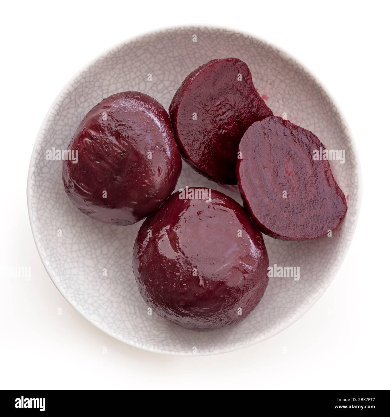 Beetroot top view Cut Out Stock Images & Pictures - Alamy