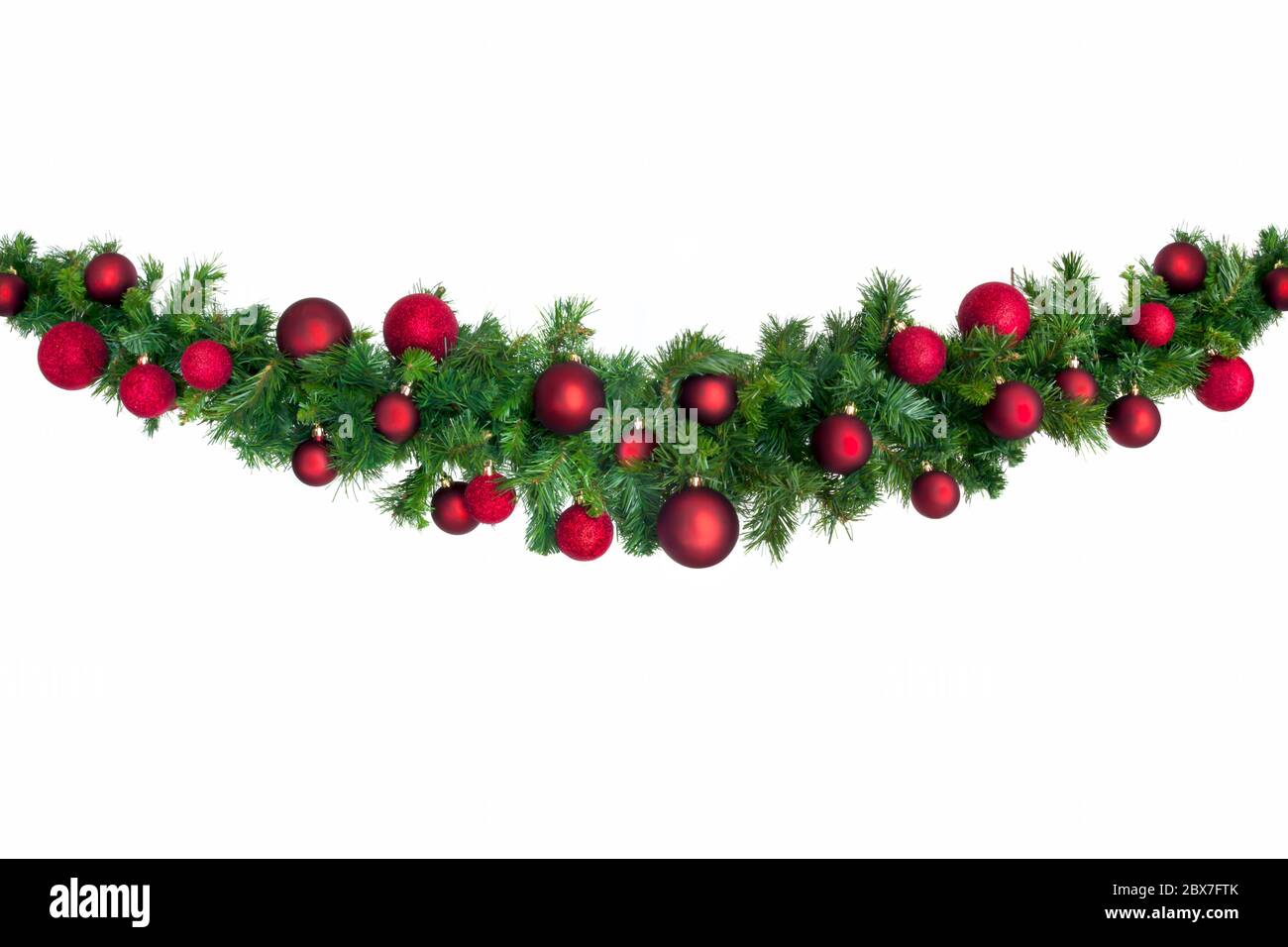 Garland and baubles Cut Out Stock Images & Pictures - Alamy