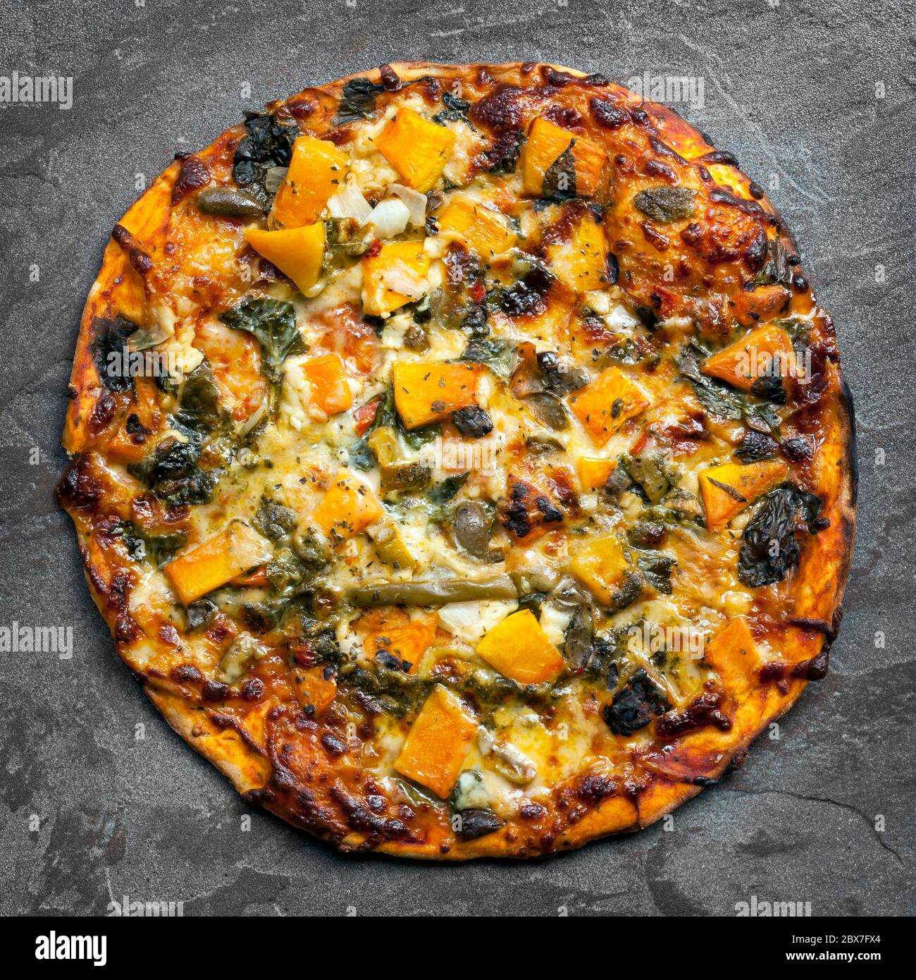 Pizza top view hi-res stock photography and images - Alamy
