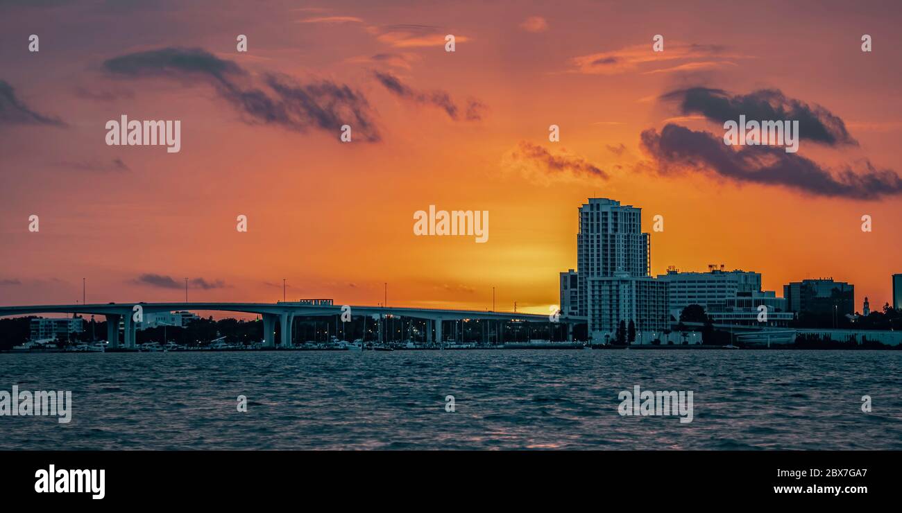 Early morning sunrise in Florida Stock Photo - Alamy