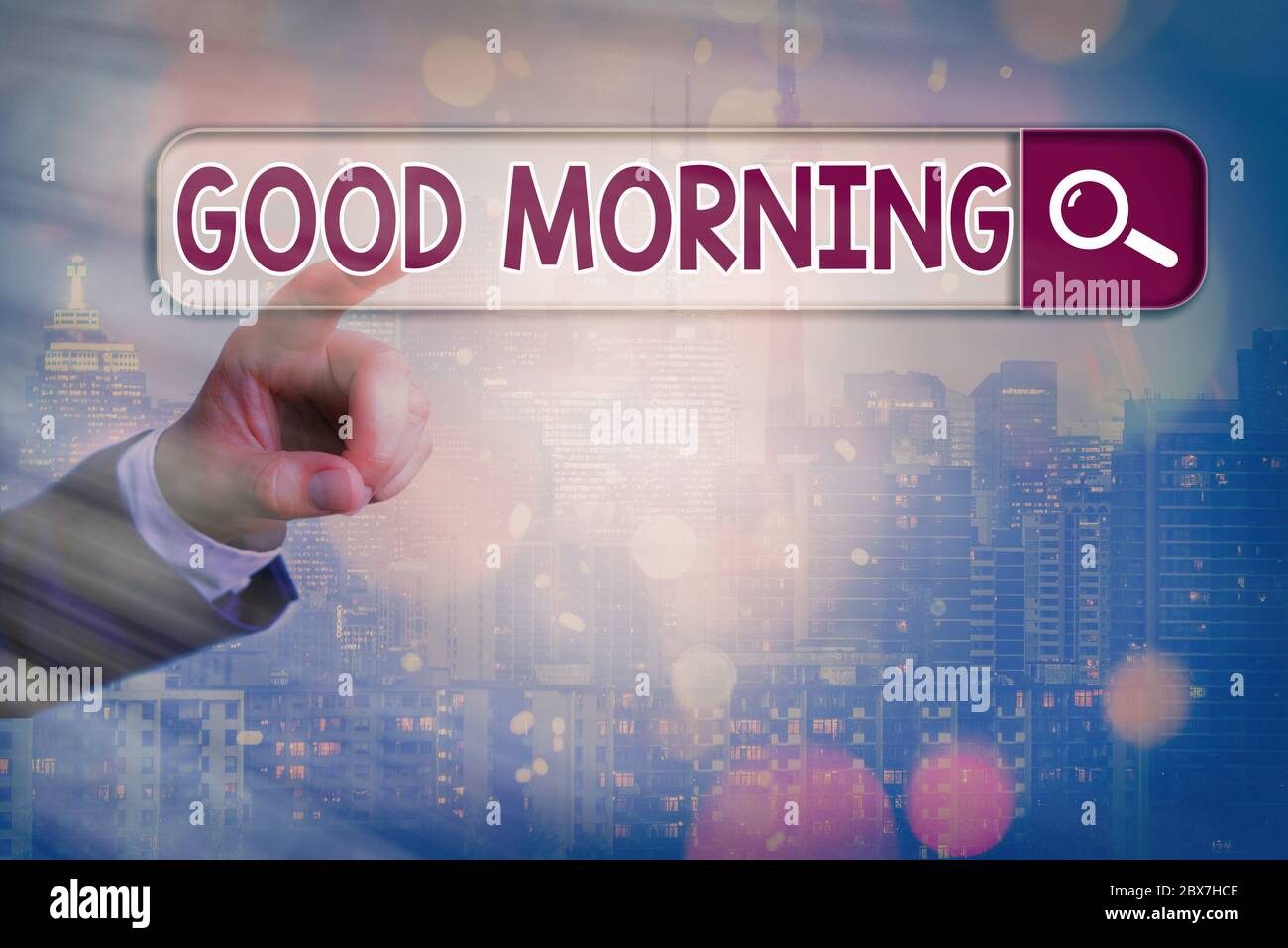 Conceptual hand writing showing Good Morning. Concept meaning happy day ...