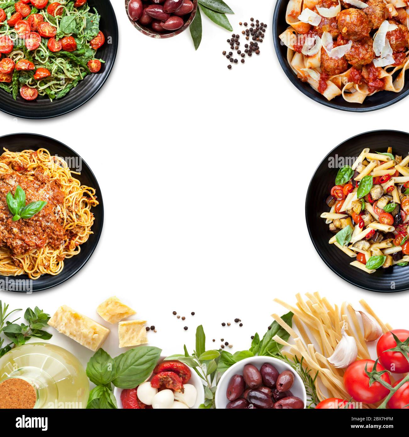 Food Collage Background