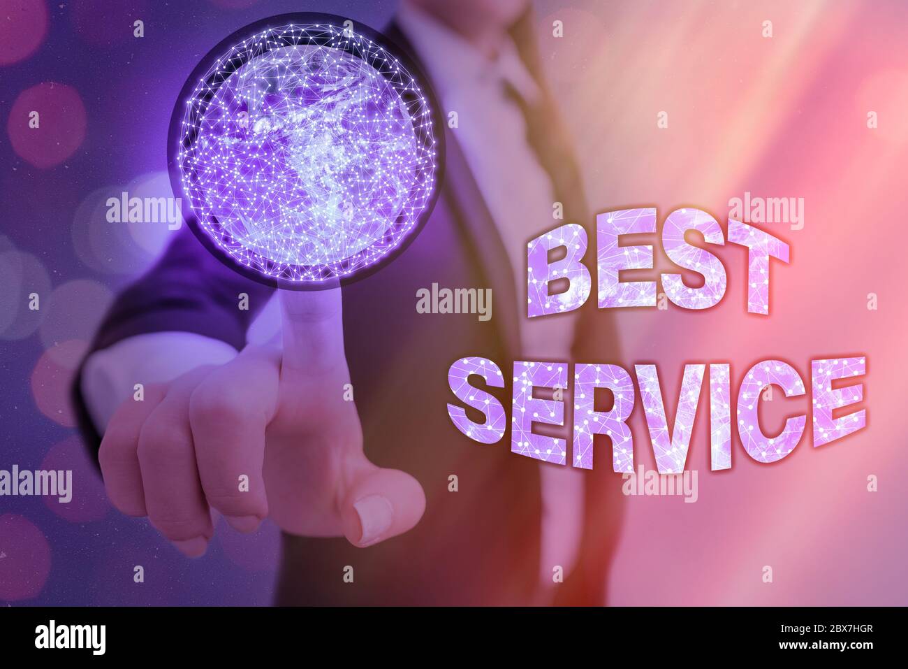 Conceptual hand writing showing Best Service. Concept meaning finest ...