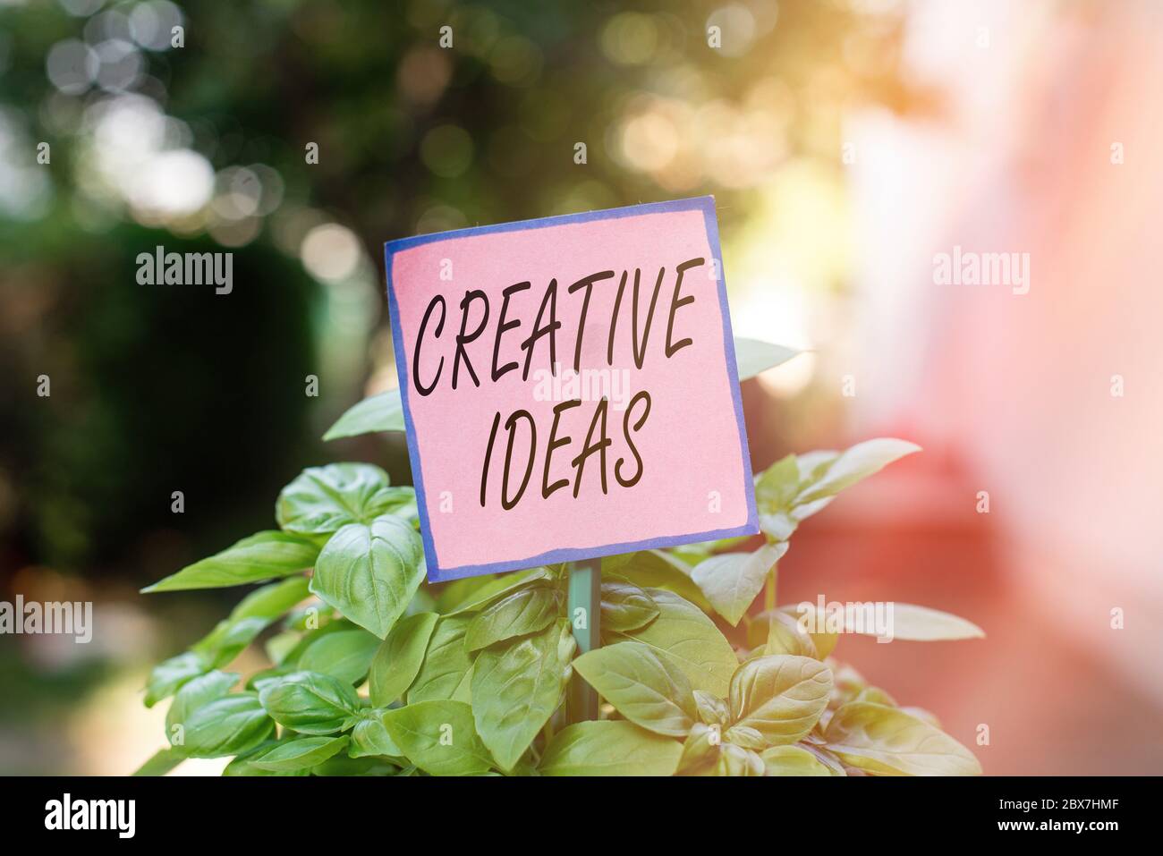 Writing note showing Creative Ideas. Business concept for Unique ...
