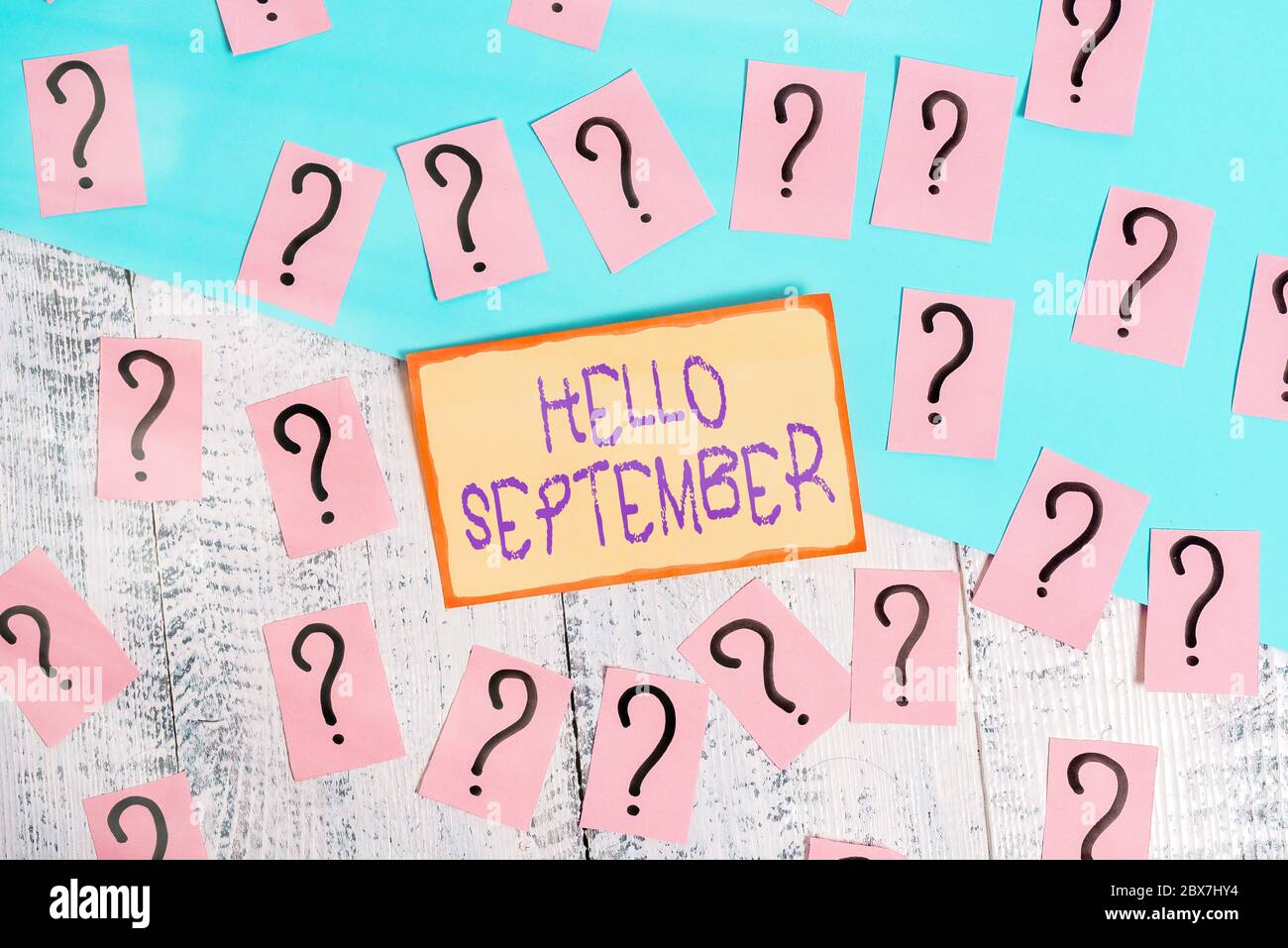 Text sign showing Hello September. Business photo text greeting used in ...
