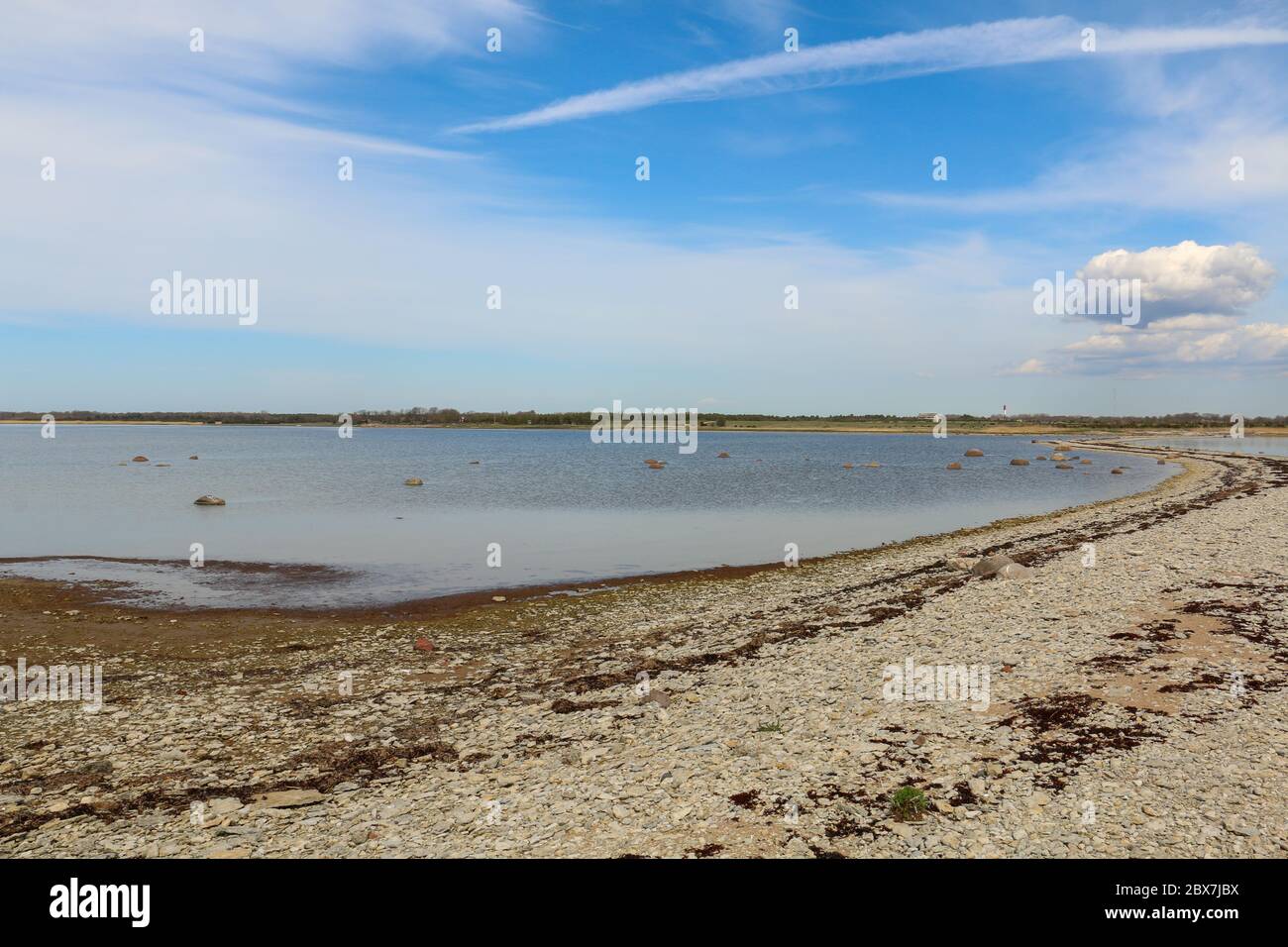 sand beach vosu estonia Stock Photo - Alamy