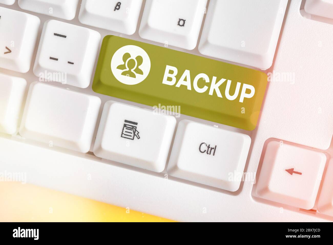 Word writing text Backup. Business photo showcasing process that ...