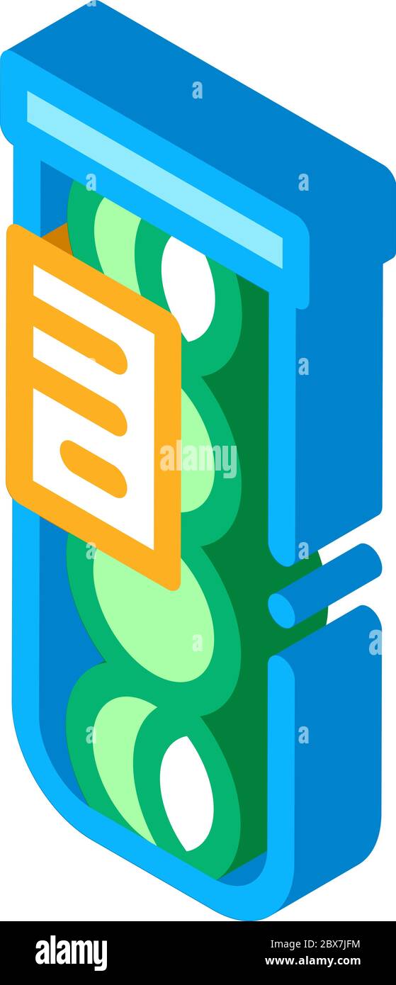 Ball Package isometric icon vector illustration Stock Vector Image ...