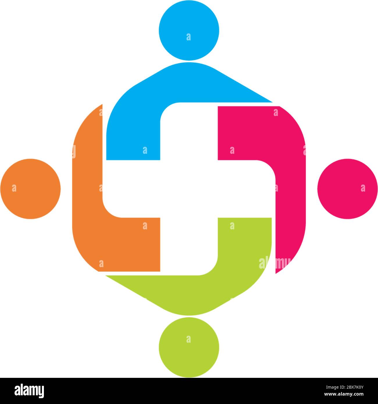 Community group, People group, Care logo icon illustration Stock Vector ...