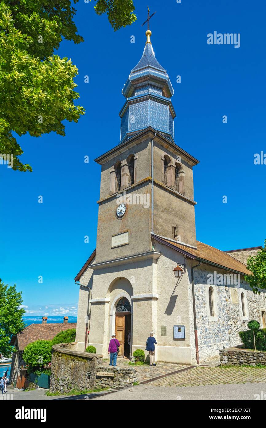 Yvoire france church hi-res stock photography and images - Alamy