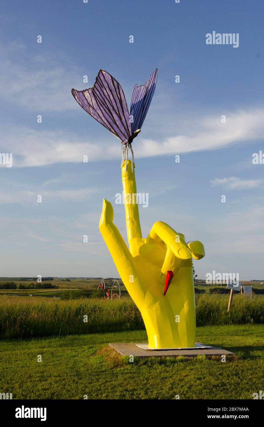 Porter Sculpture Park, Montrose, South Dakota, USA Stock Photo - Alamy