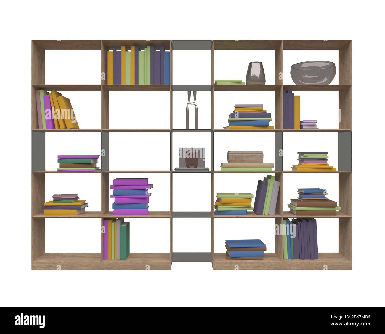 Full bookshelves Cut Out Stock Images & Pictures - Alamy