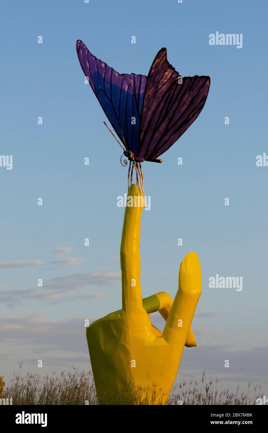 Porter Sculpture Park, Montrose, South Dakota, USA Stock Photo - Alamy