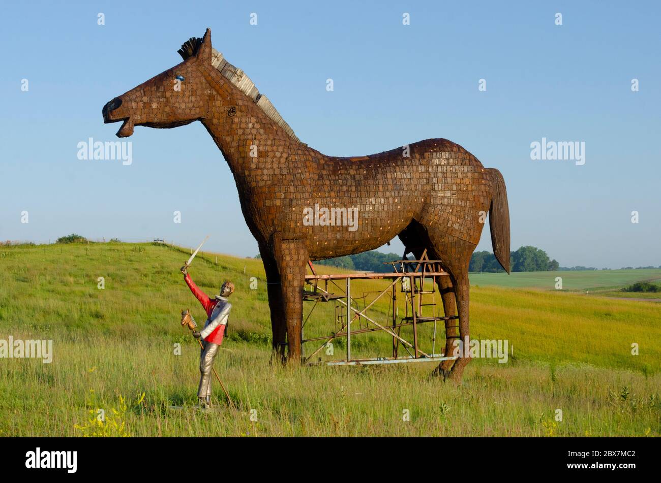 Porter Sculpture Park, Montrose, South Dakota, USA Stock Photo - Alamy