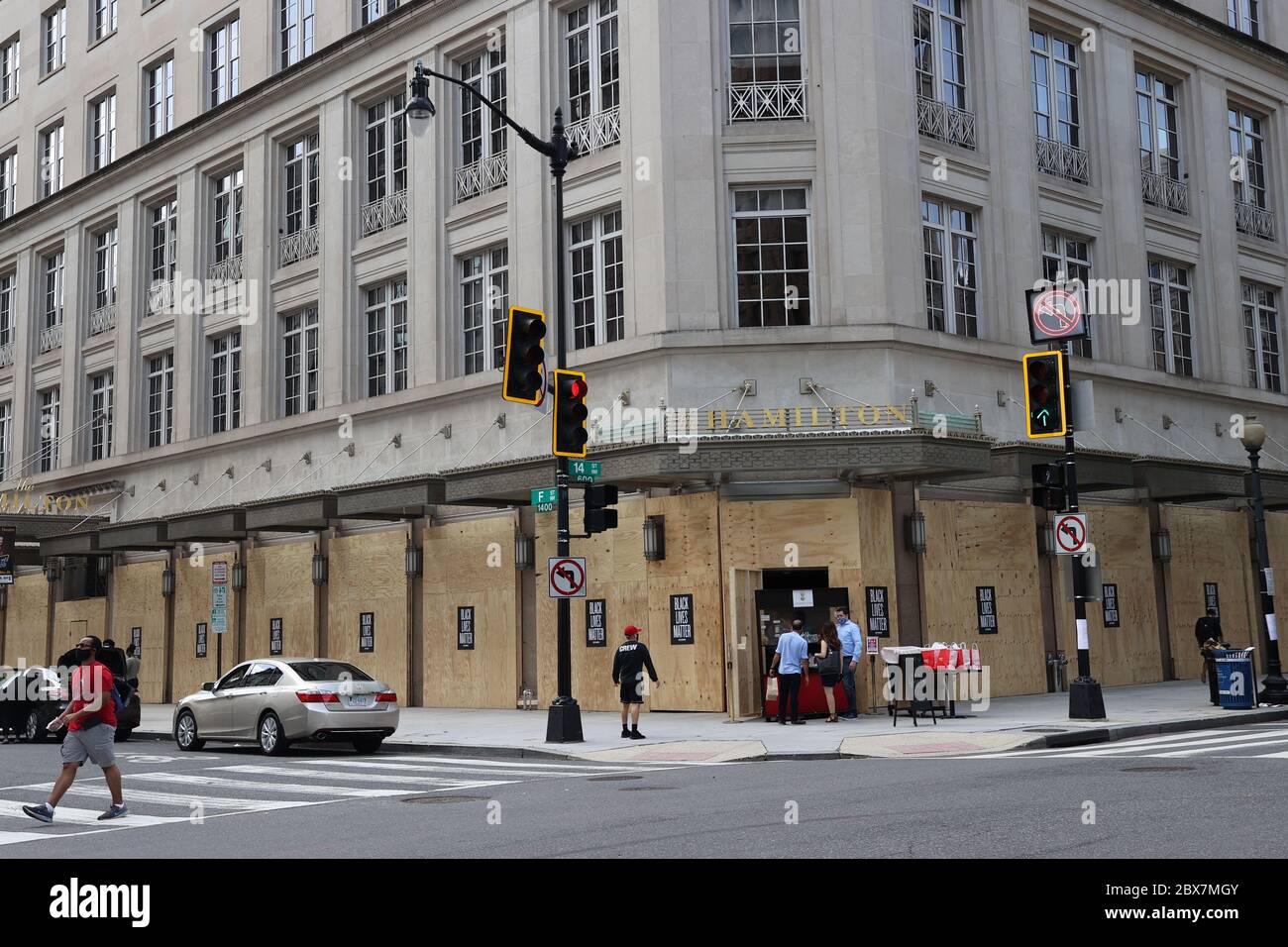 Washington, DC, USA. 5th June, 2020. View of The Hamilton as DC Mayor ...