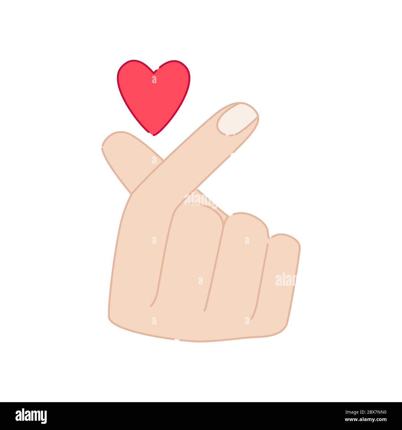 Saranghae Sign Stock Vector Images - Alamy