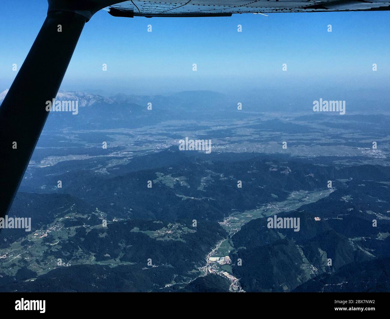 Austrian countryside from above Stock Photo - Alamy