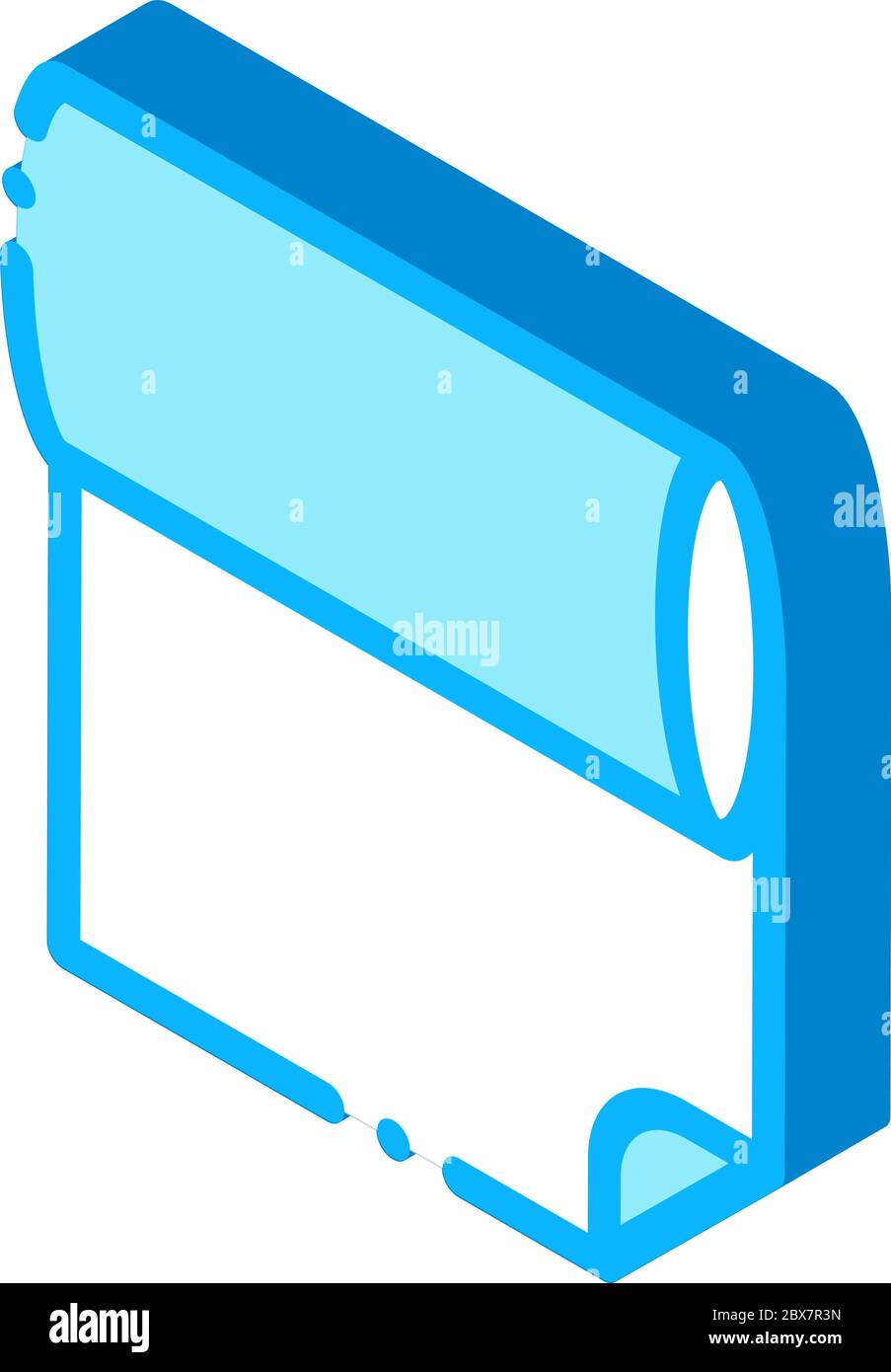 Fabric Roll isometric icon vector illustration Stock Vector Image & Art ...